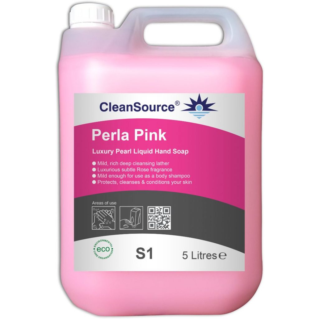 CleanSource® PERLA PINK Liquid Hand Soap 5L - JanPal (UK) | Leading ...