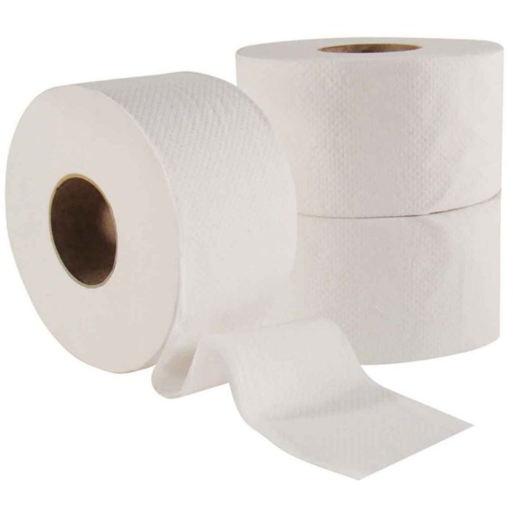 Perola® EcoRol™ 2-Ply Mini Jumbo Toilet Rolls 150m (1x12) - JanPal (UK ...