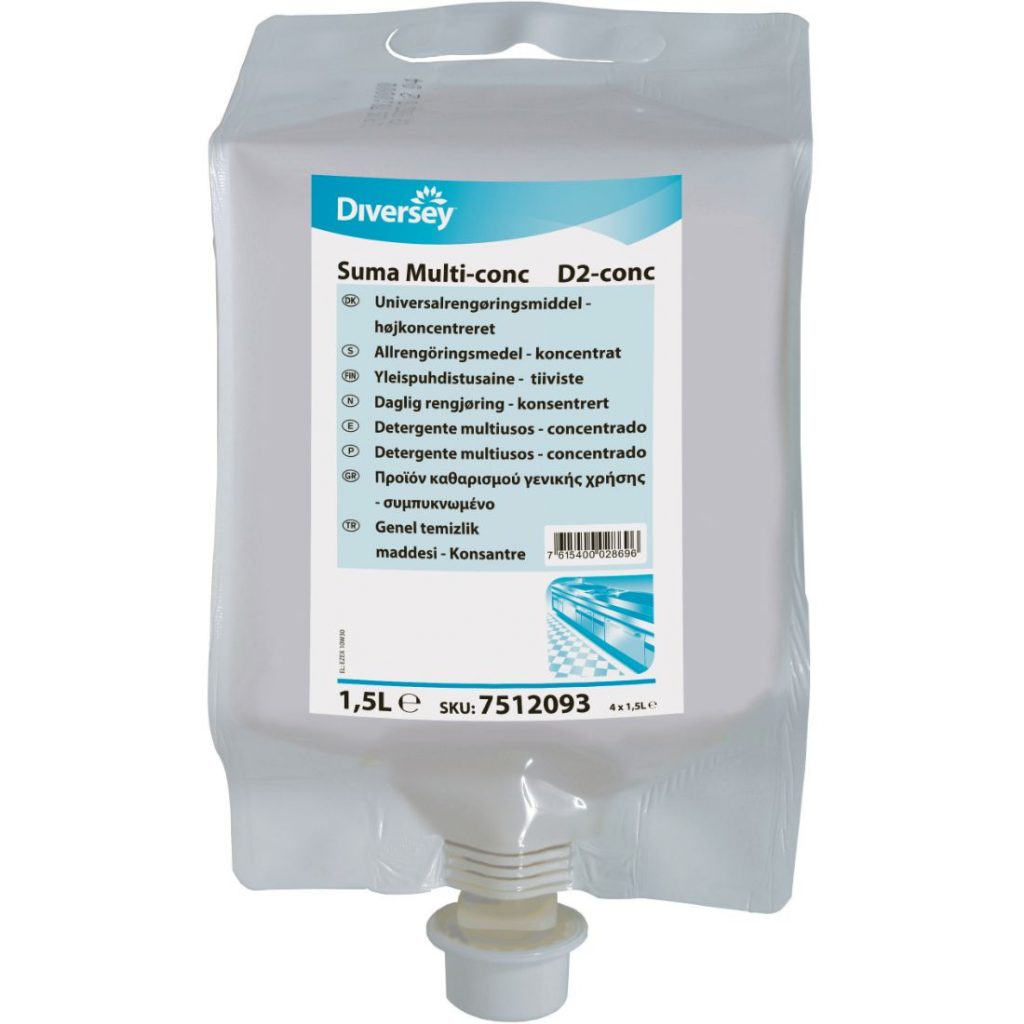 Diversey® Suma D2 Divermite All Purpose Cleaner 1.5L Super Concentrate ...