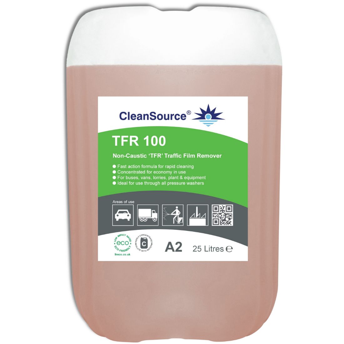 CleanSource® TFR 100 Heavy Duty Traffic Film Remover 25L - JanPal (UK ...